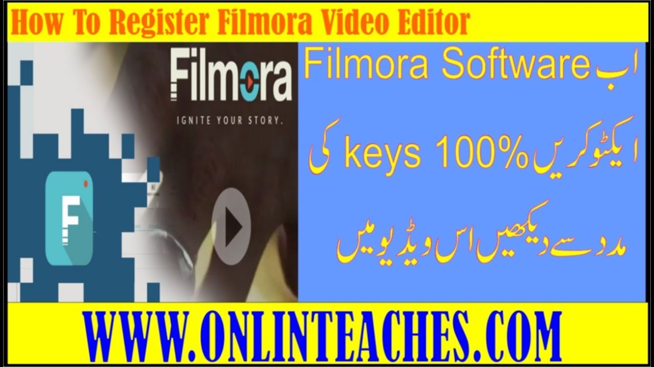 How To Register Filmora Video Editor|Filmora Activation Key Free - YouTube