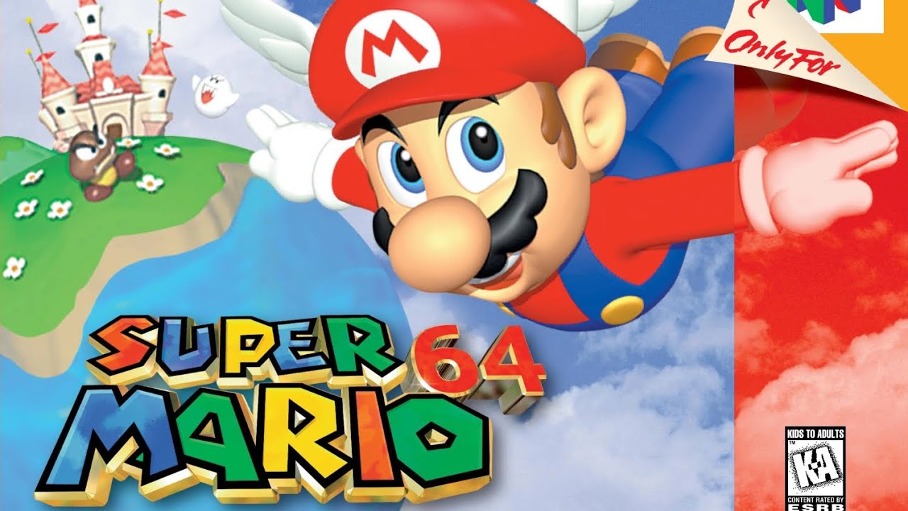 SUPER MARIO 64- FULL GAME- NO COMMENTARY-WALKTHROUGH. 6+HOURS. - YouTube