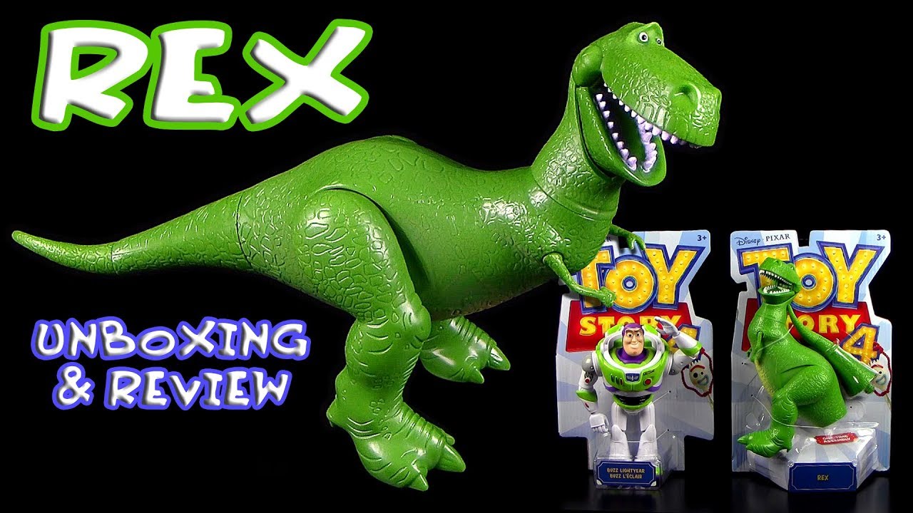 Toy Story 4 ™ Rex Basic Actionfigur - Unboxing - Tyrannosaurus Action ...