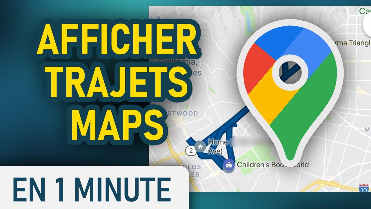 Afficher vos trajets sur Google Maps - YouTube