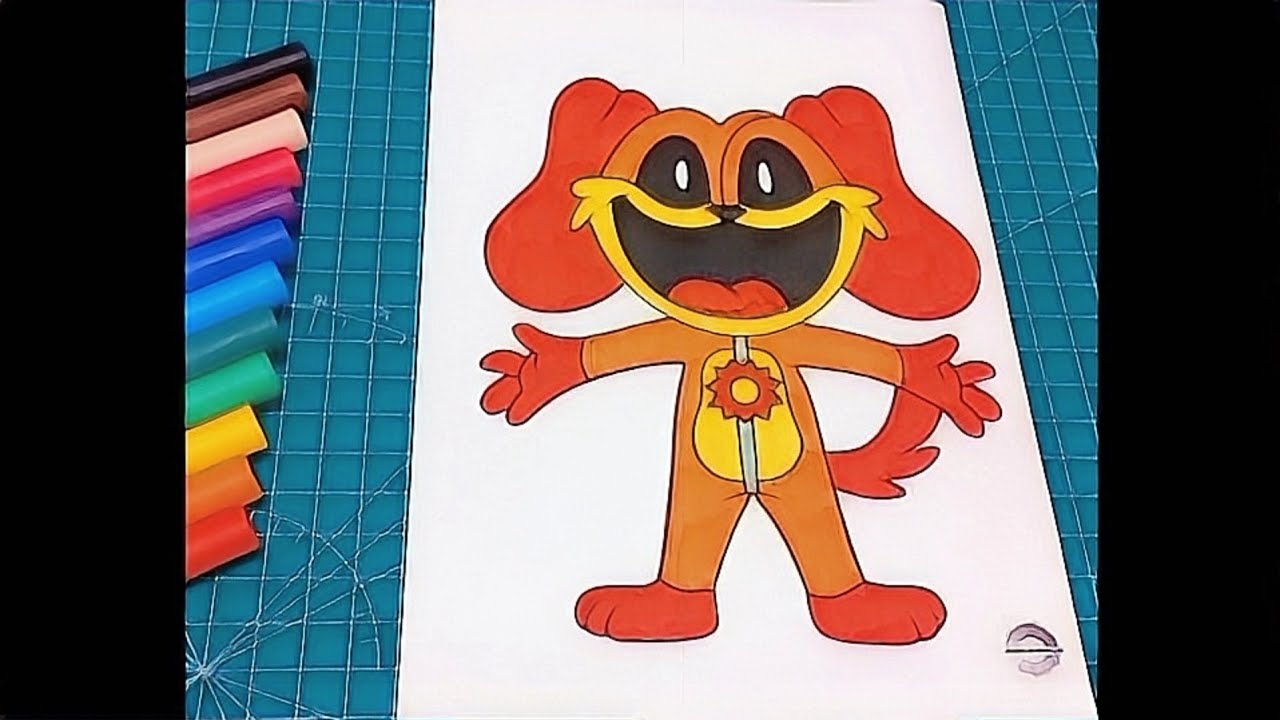 poppy playtime | how to draw and color dogday poppy playtime chapter 3 ...