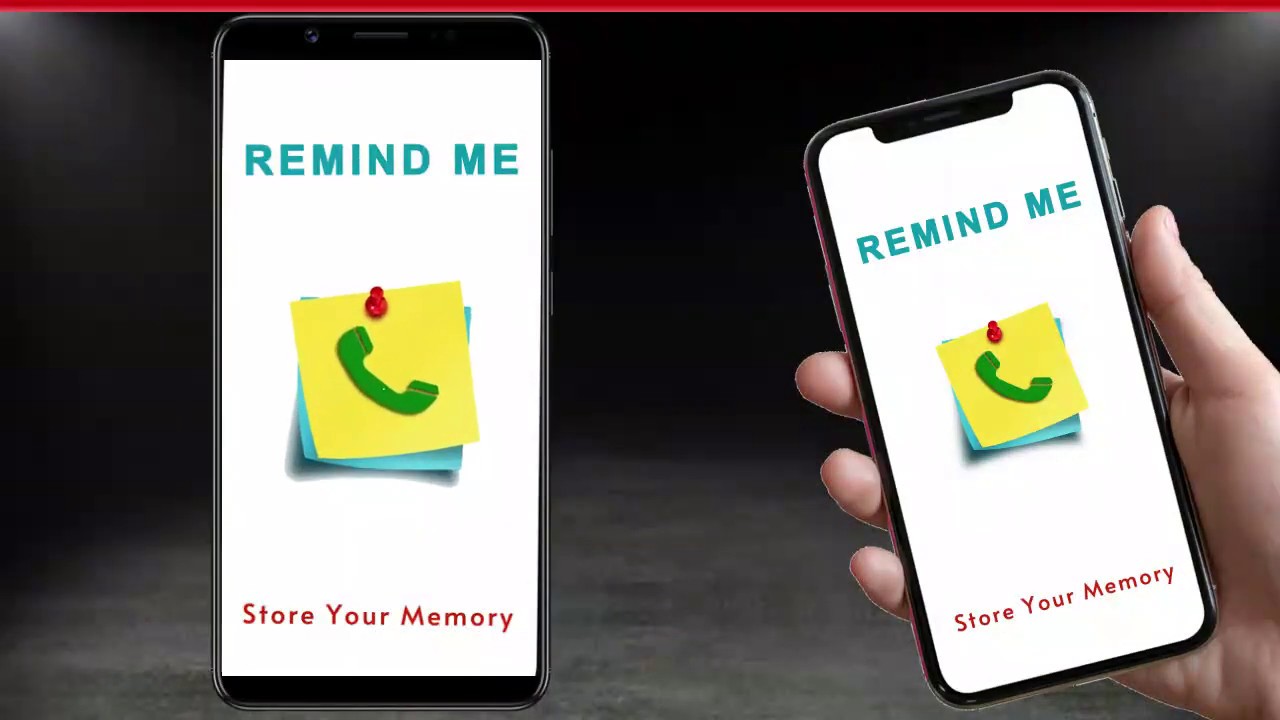Remind Me App Demonstration - YouTube