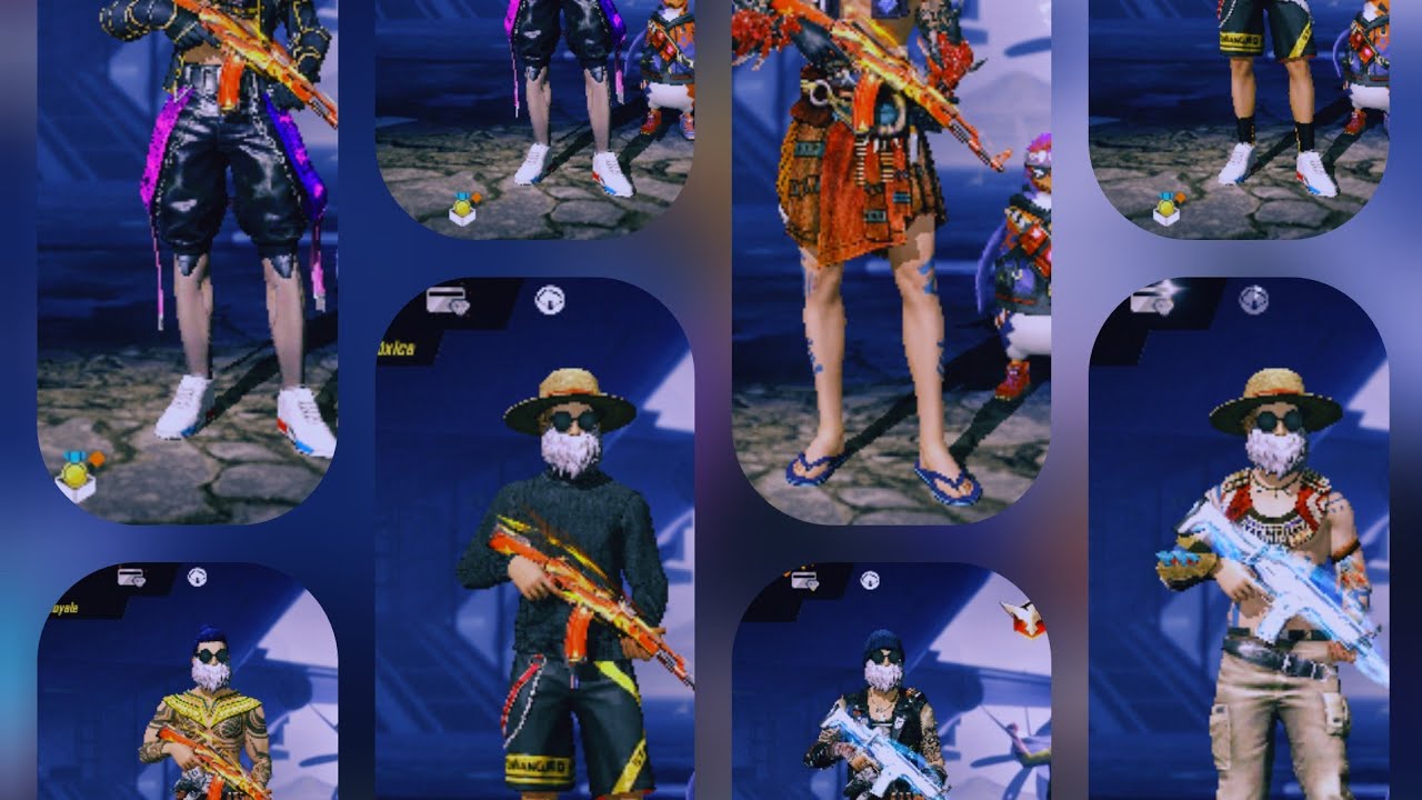 08 Combinações de skin do Free Fire - YouTube