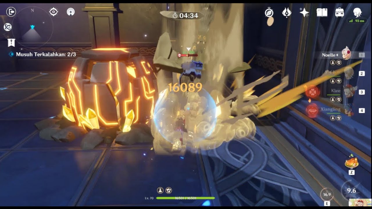 Genshin Impact - Noelle Constellation 4 DPS Testing - YouTube