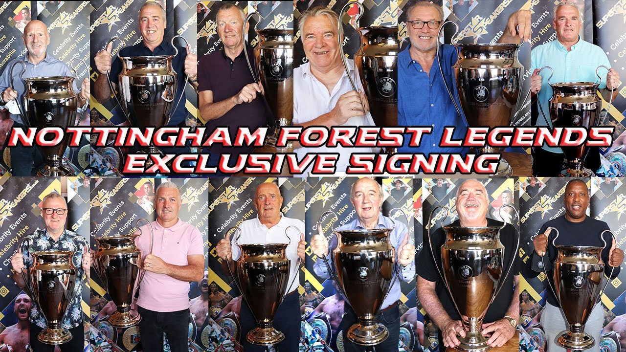 Nottingham Forest European Cup Legends Exclusive Signing - YouTube