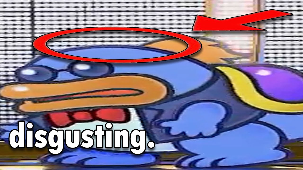 RECEDING HAIRLINE spotted in PAPER MARIO - YouTube
