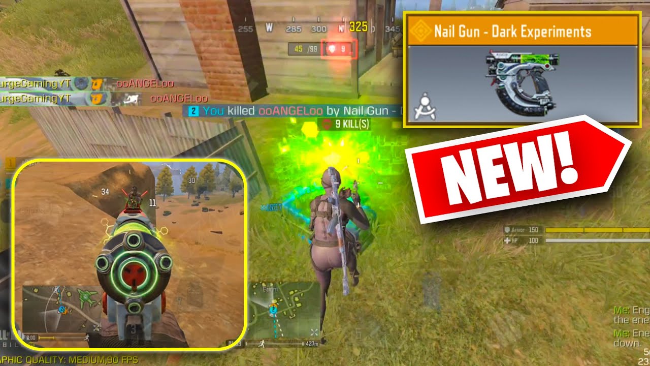 *NEW* LEGENDARY PISTOL - NAIL GUN in COD Mobile!😍| Dark Intentions ...
