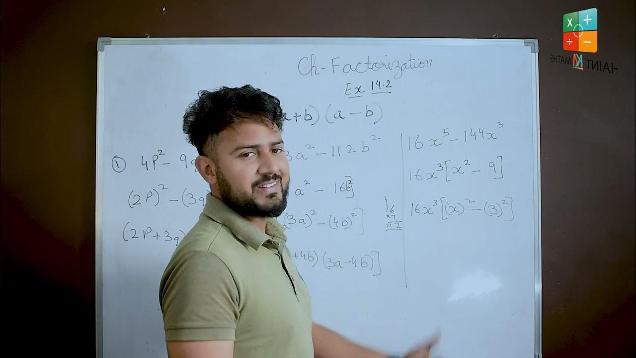 Factorisation Ex14.2 part 2|| Khaint maths|| Ads production - YouTube