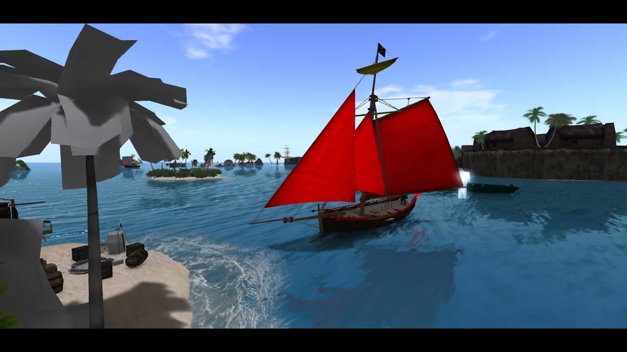 Battleship war at Pirate Destiny - YouTube