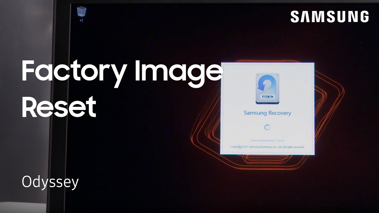 How to perform a Factory Image Reset on Your Notebook Odyssey | Samsung ...