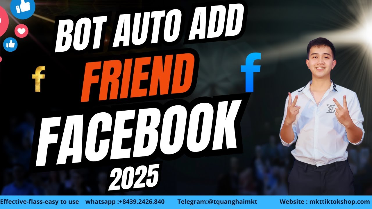 Tool Auto Add Friend Facebook 2025 | How To Auto Add Friend FB - YouTube