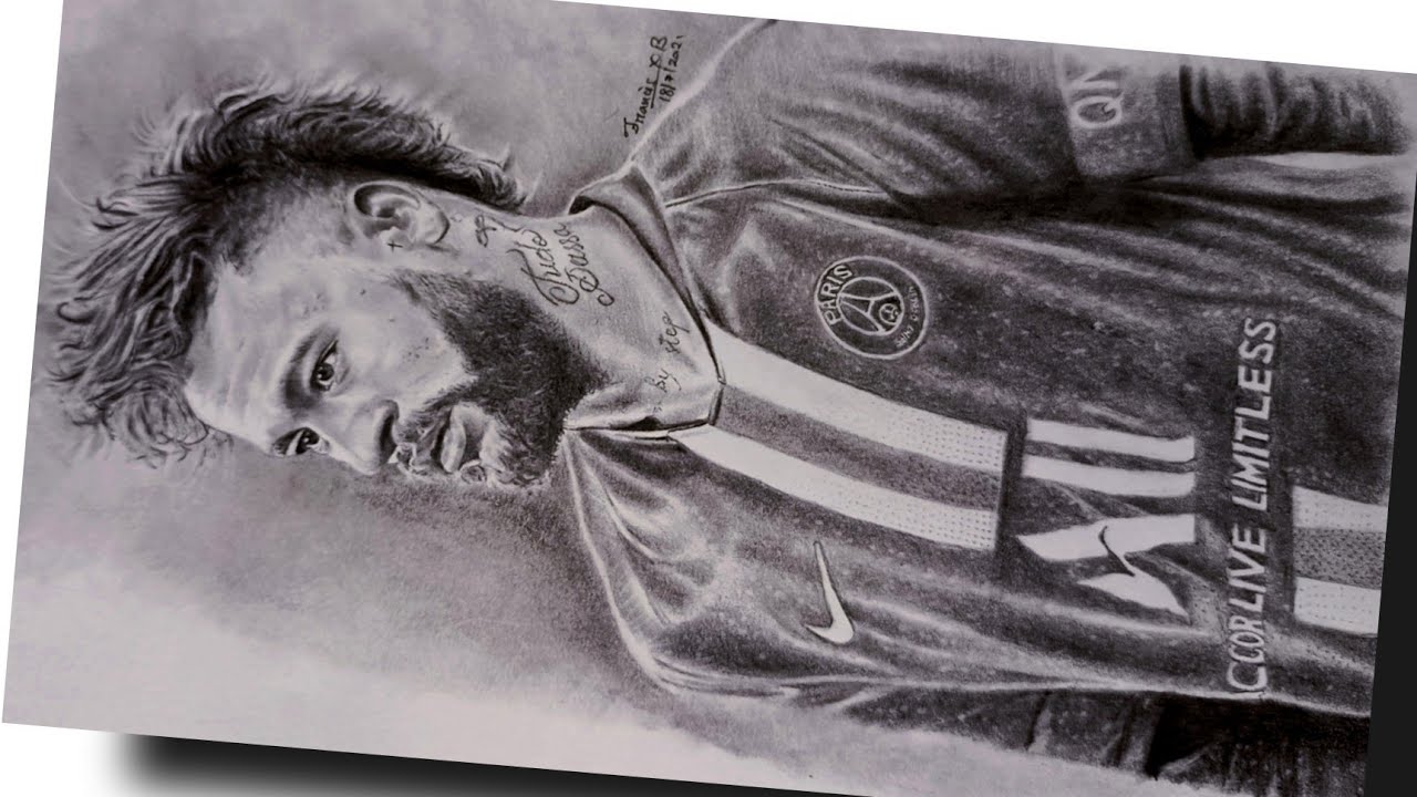 Neymar Jr | how to draw neymar jr (2020) - YouTube