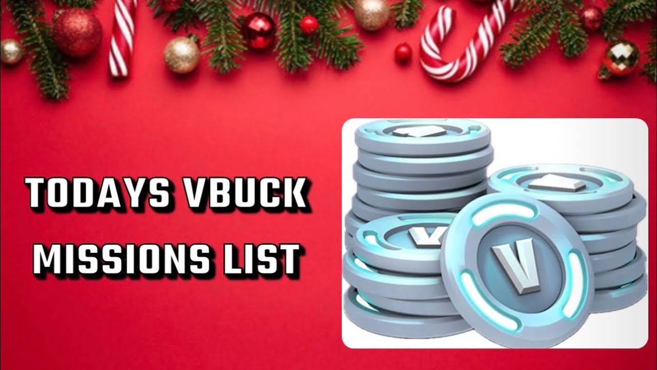 Vbuck missions 12/16/23 - YouTube