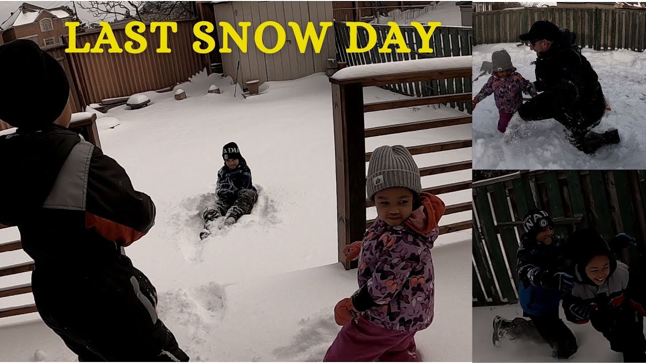 Last Snow Day| Family Snow Day - YouTube