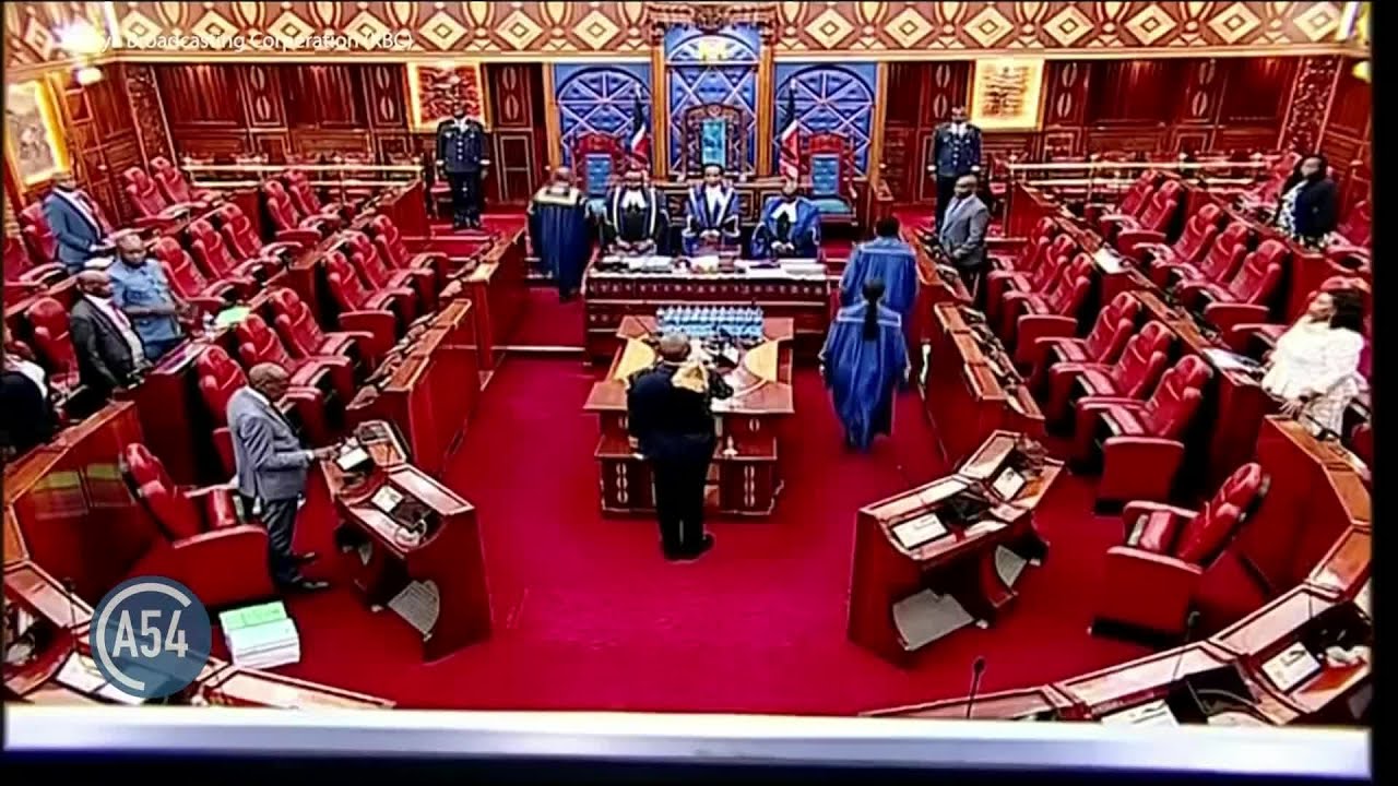Kenyan Senate weighs impeachment charges on second day of trial - YouTube
