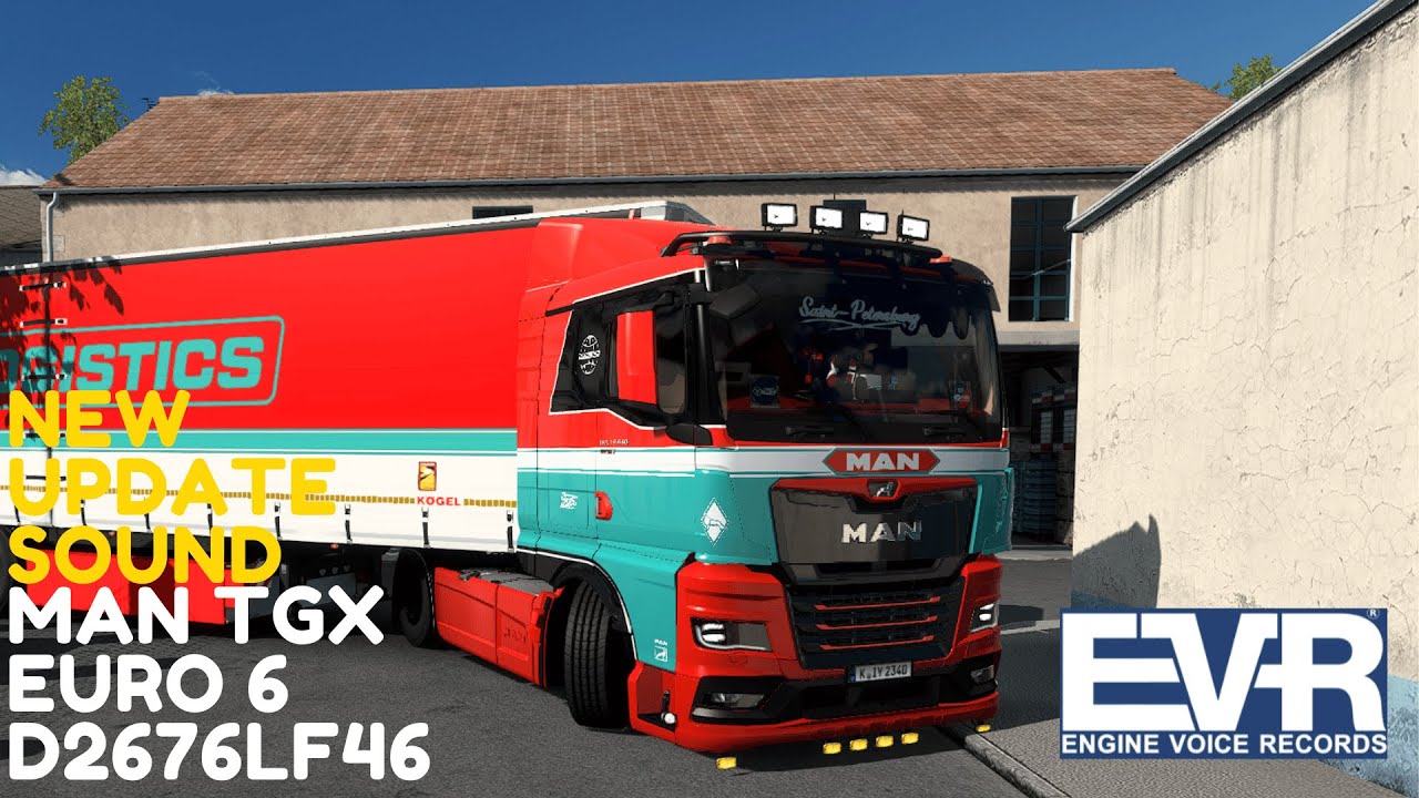 [ETS 2 1.53] NEW [UPDATE] SOUND PACK SFX MAN TGX 440 D2676 Euro6 #ets2 ...