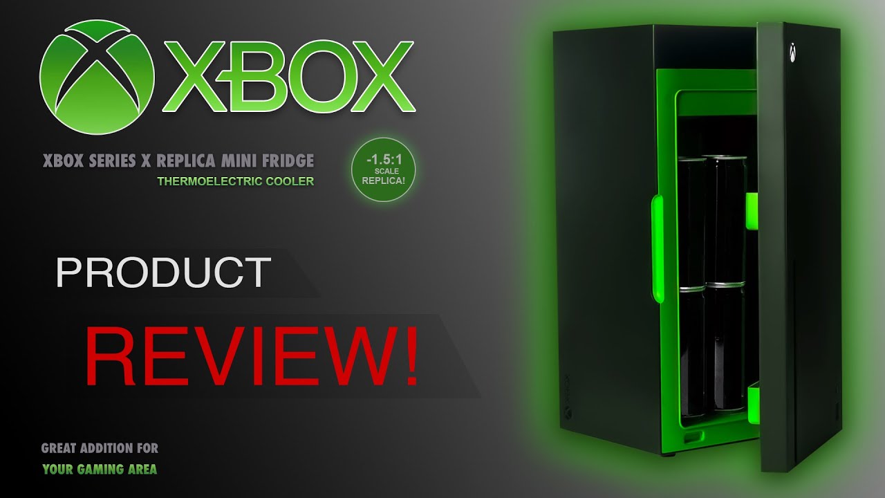 Xbox Series X Replica Mini Fridge review - YouTube