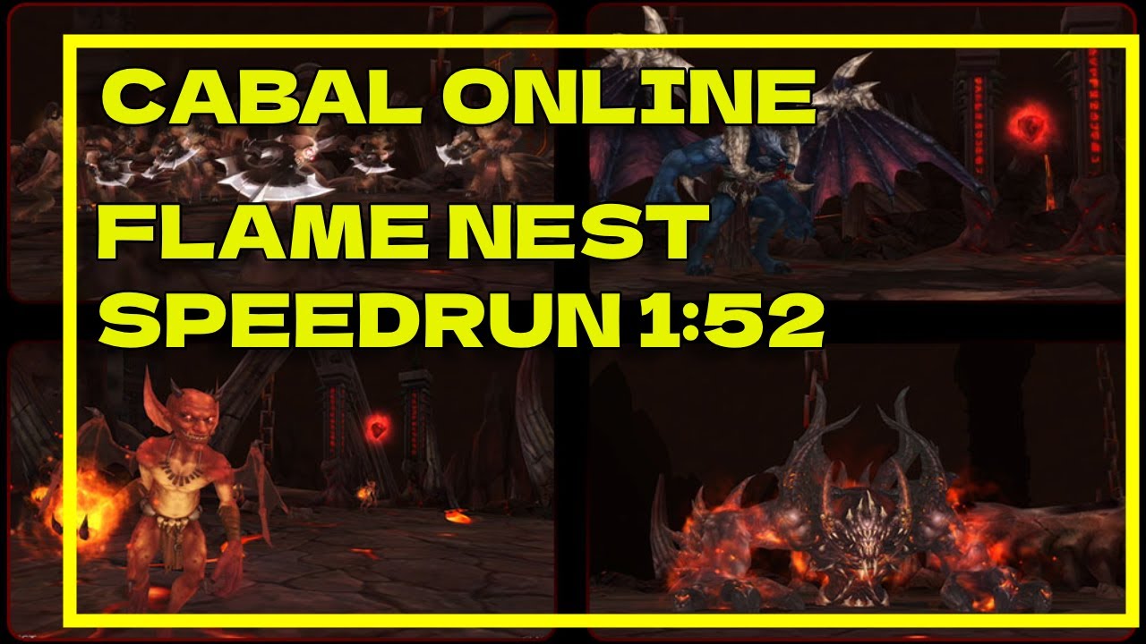 CABAL ONLINE - FLAME NEST - DARK MAGE SPEED RUN - YouTube