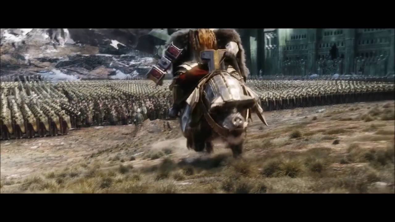 Hobbit Battle of Five Armies (Sabaton: Union) - YouTube