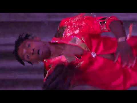 Gorgeous girl dance sexy Salsa at B.I.G. Salsa Festival NYC 2022 Sunday performance