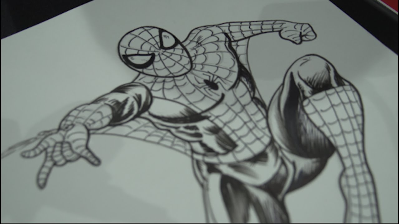 Spider-Man Artist Alley Challenge at SDCC 2017 - IGN Access - YouTube