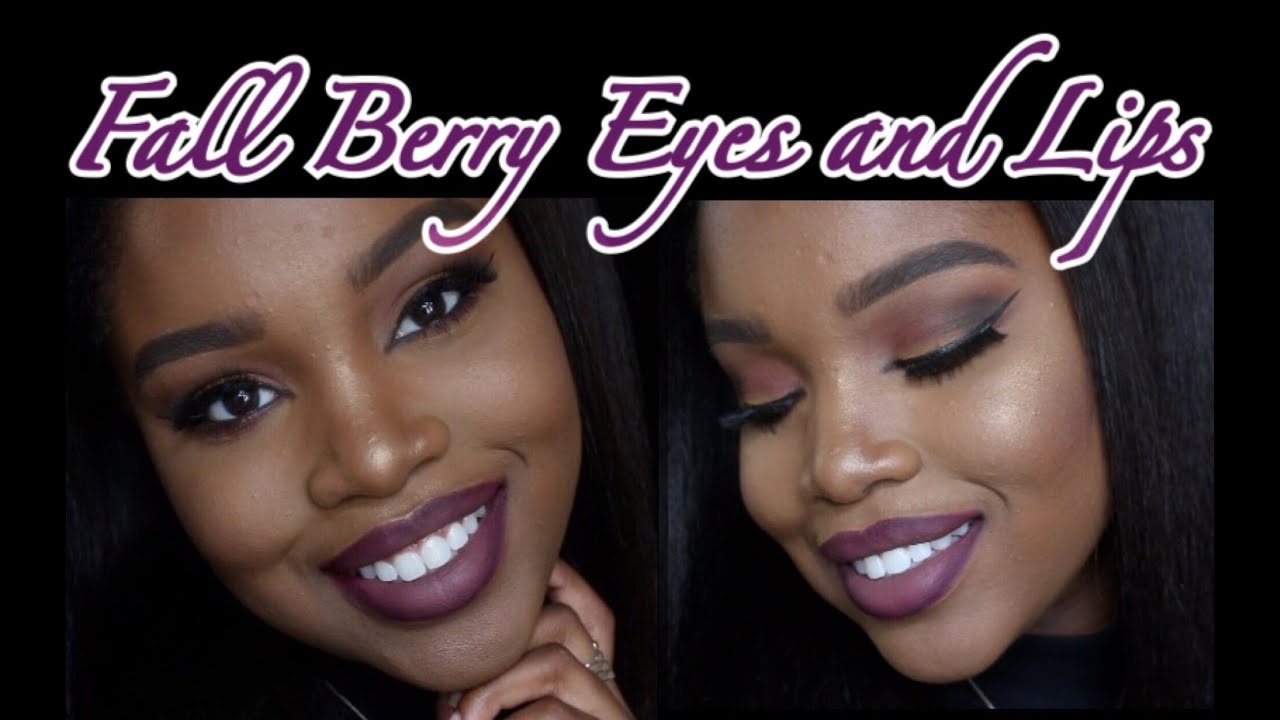 Fall Smokey Berry Makeup Tutorial ft. Melt Cosmetics Rust Stack & Dark ...
