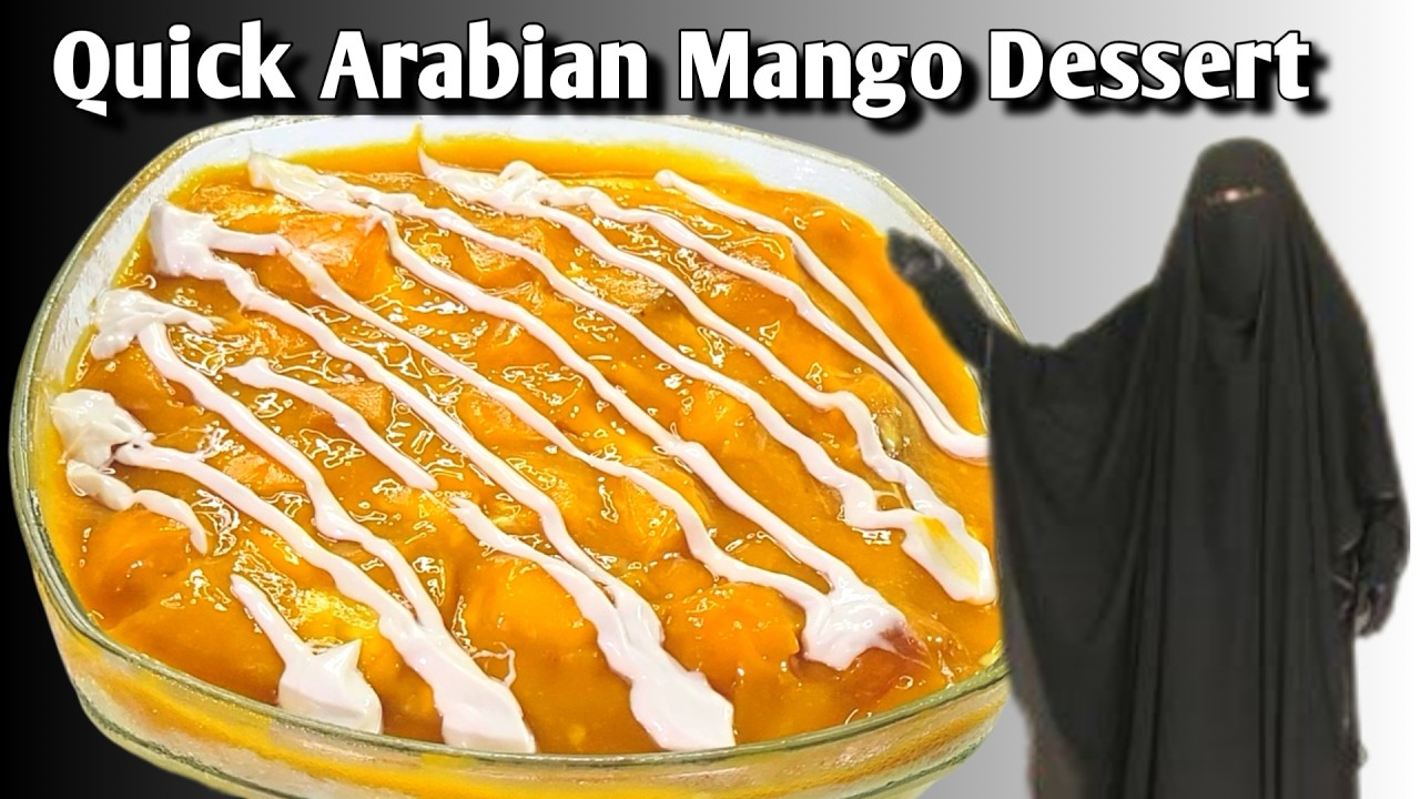 Viral Mango Aabian Pudding Recipe | Quick Mango Dessert | Mango Delight ...