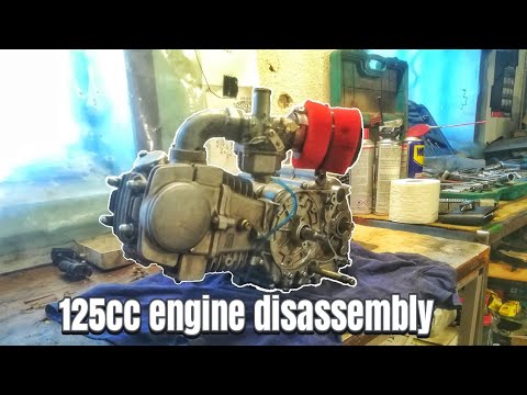 125cc monkey type engine disassembly🐵 - YouTube