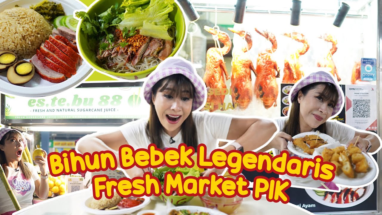 Kuliner Pasar PIK, Pasarnya bersih banget Kaya di Luar Negri..!!! - YouTube