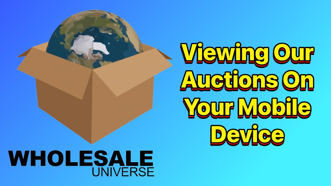 How To View And Bid On Our Auctions - Mobile Phone View - YouTube