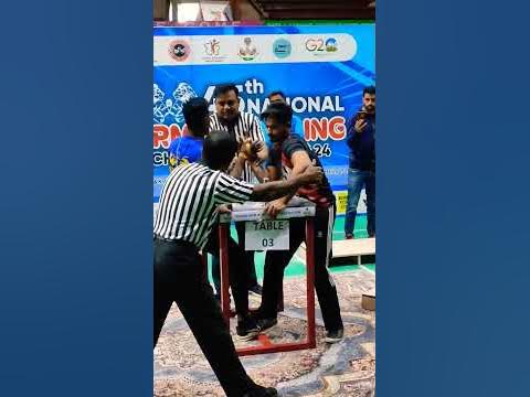 Ajay Sehdev Ali National Arm Wrestling Championship 2023 #armwrestling #power #fitness - YouTube
