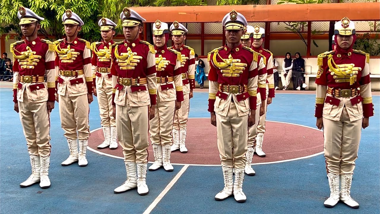 ALKISAH PATIH GAJAH MADA! Penampilan Paskibra SMAN 1 Jatisari Karawang ...