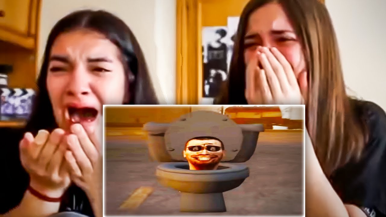 Crying girls react to Skibidi Toilet - YouTube