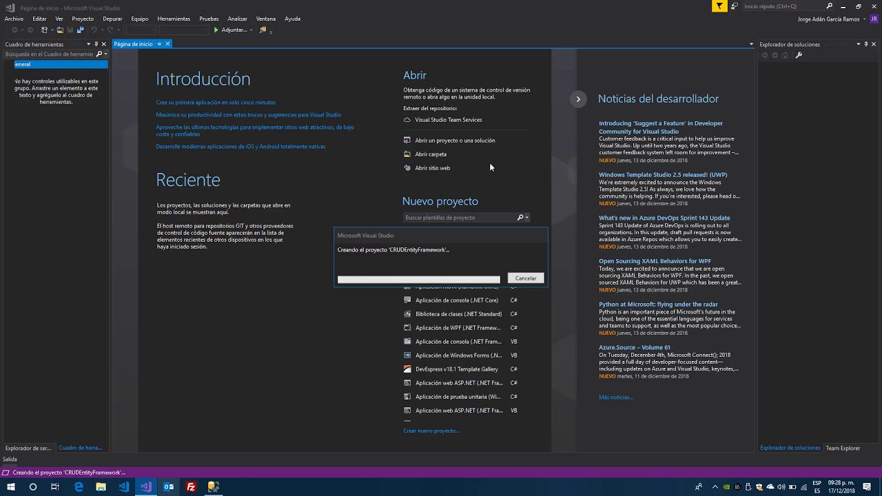 Lenguaje C Windows Forms Crud Entityframework Parte 2 Youtube 1626