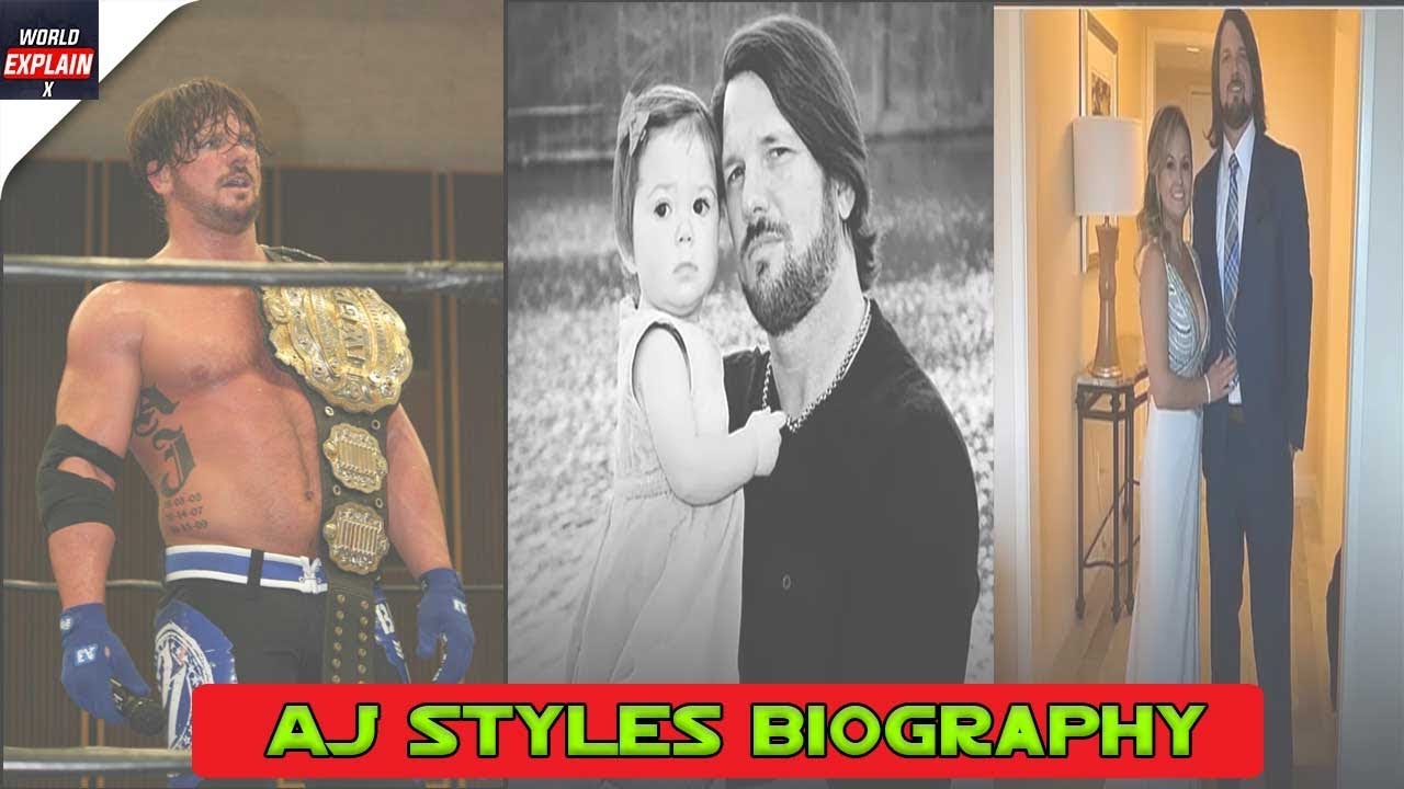 AJ Styles Biography | WWE Allen Neal Jones Life Story - YouTube