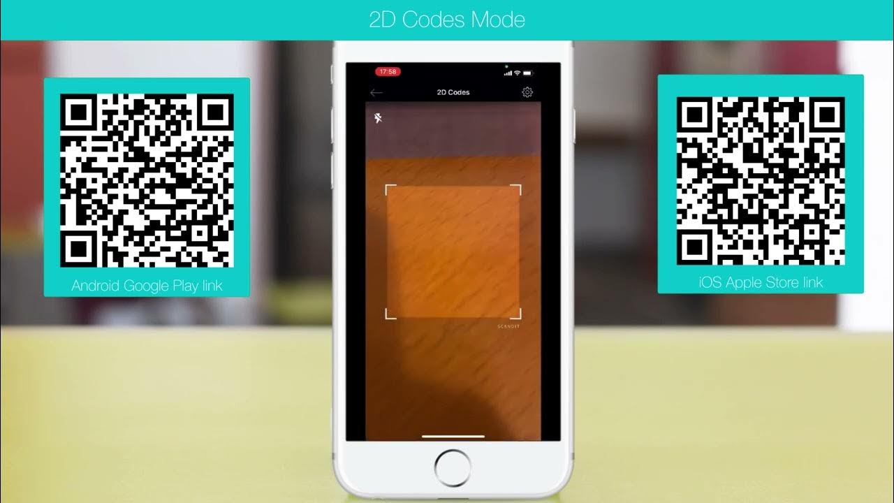 Scandit Barcode Scanner - 2D Codes mode walkthrough - YouTube