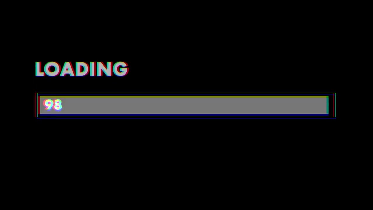 MODERN #AESTHETIC VHS LOADING BAR EFFECT INTRO | ***FREE TO DOWNLOAD ...