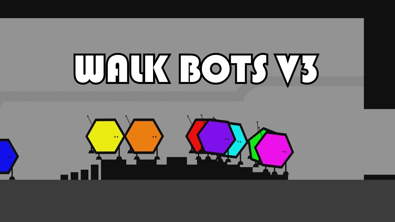 Walk-Bot Race V3 | The Tea - YouTube