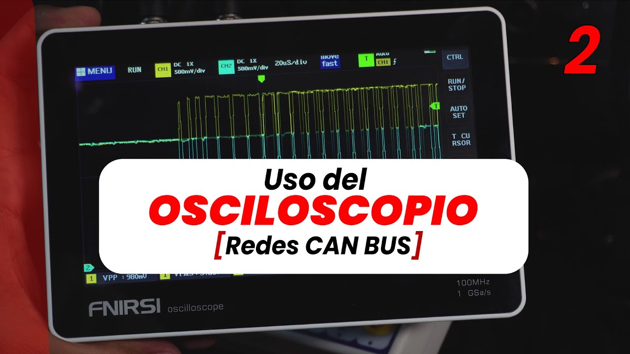 Aprendamos Redes CAN BUS en vehículos (Con OSCILOSCOPIO) (2) - YouTube