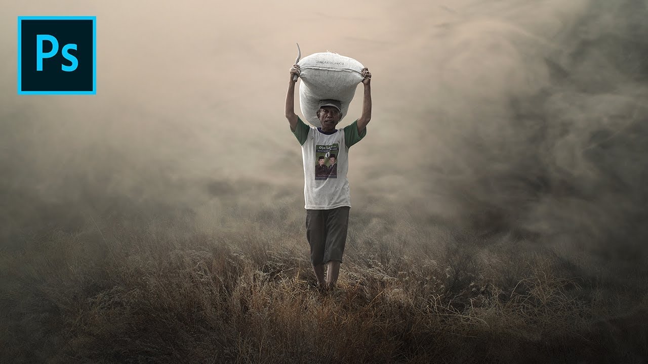 Photoshop - How to Make Dramatic Smoke Photo Manipulation Effects - YouTube