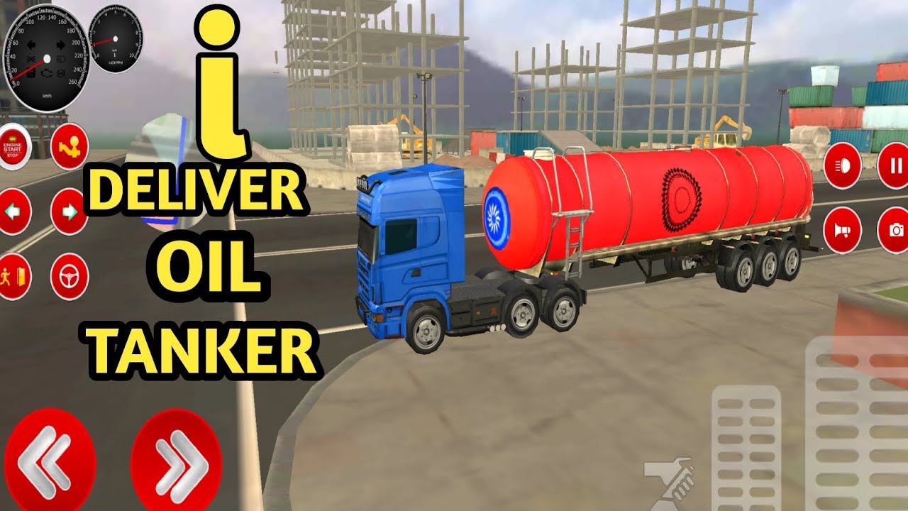 tanker truck driving simulator game - YouTube