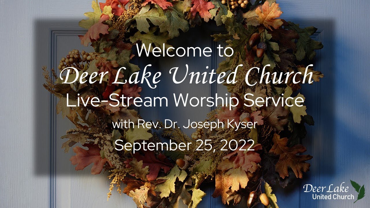 September 25, 2022: "Got Spiritual Milk?" with Rev. Dr. Joseph Kyser ...