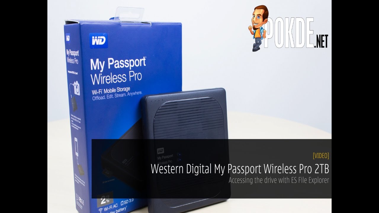 Western Digital My Passport Wireless Pro - Accessing drive with ES File ...