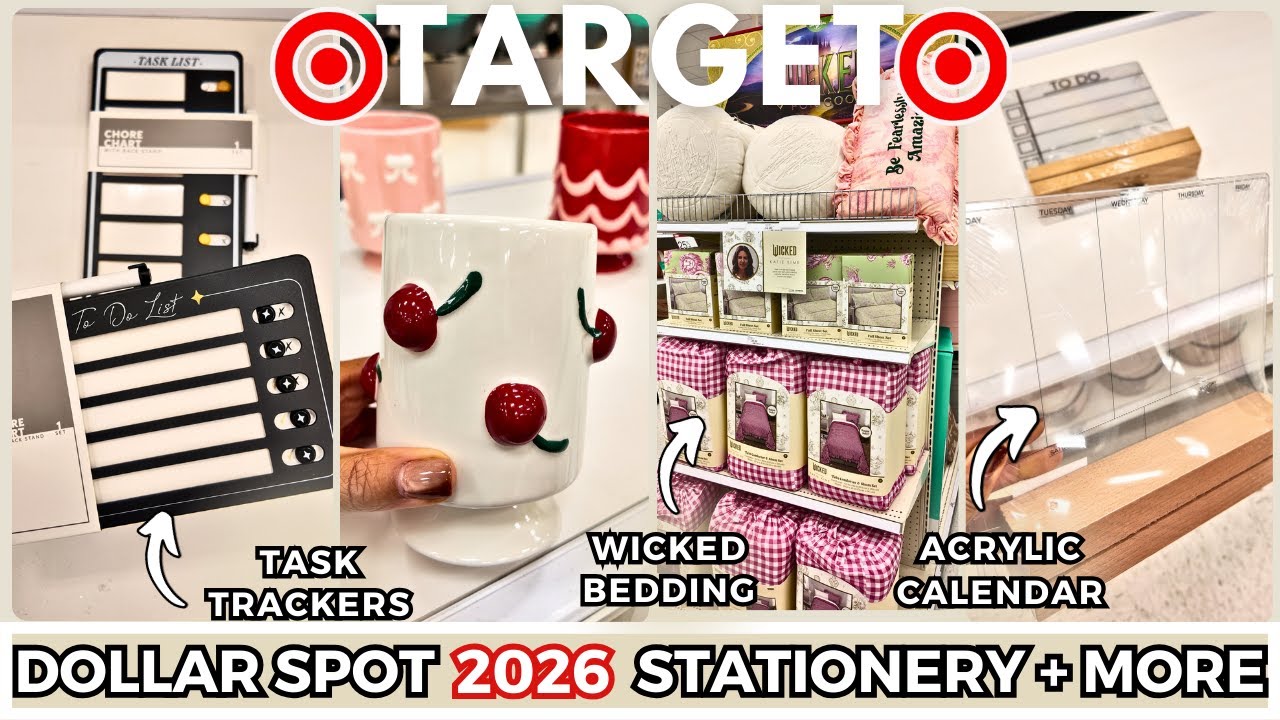 Target Dollar Spot Stationery Finds | 2026 Calendars, Planners & Desk ...