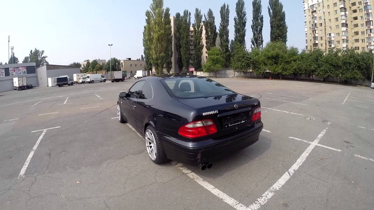 Exhaust Brabus 3.8 (w208 CLK) BRABUS Auspuff. Выхлоп - YouTube