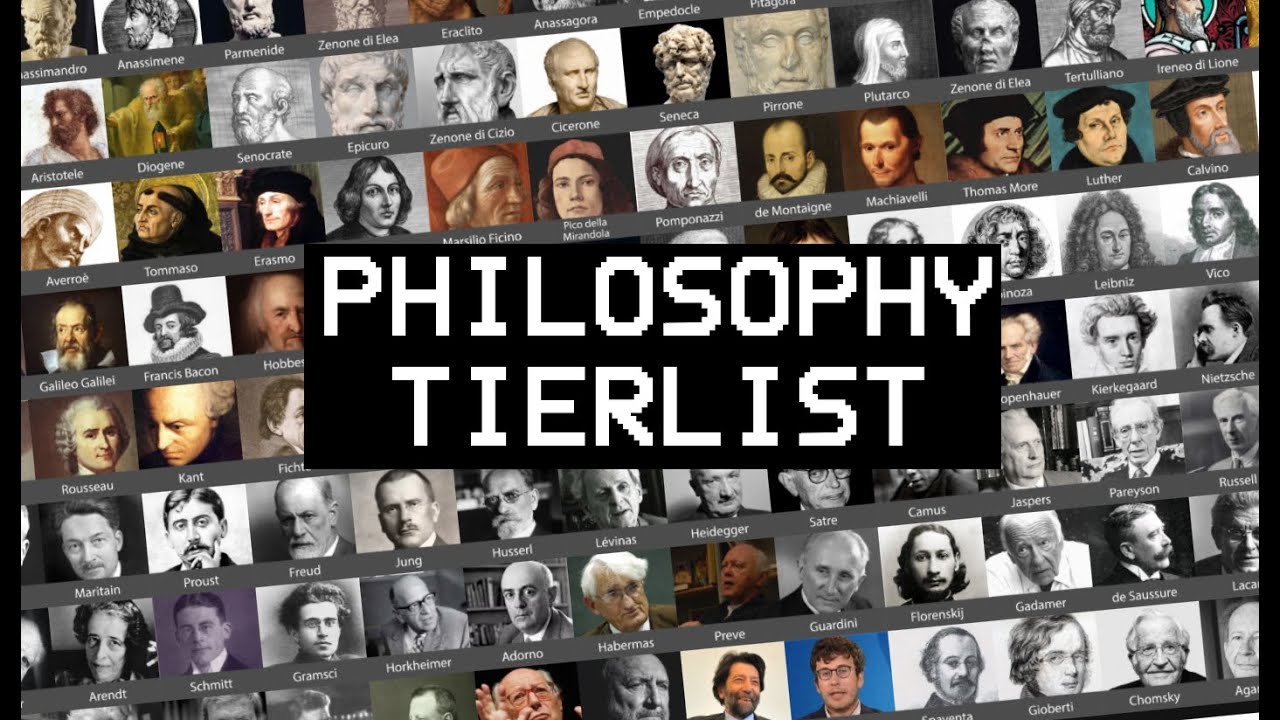 Philosophy Tier List - YouTube