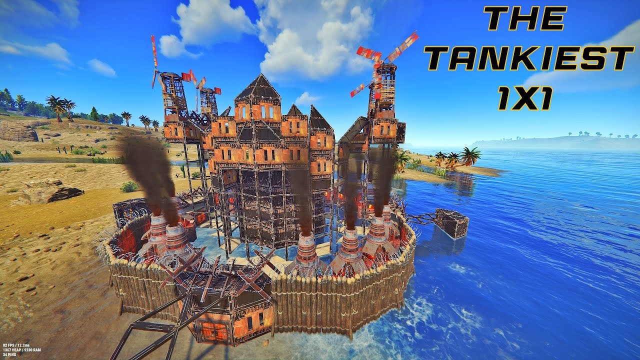 THE TANKIEST 1X1 DESIGN | SMALL GROUP | OPEN CORE | TOWERS | RUST BASE ...