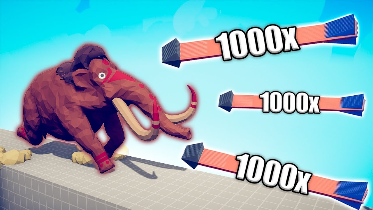 MAMMOTH vs 1000x OVERPOWERED UNITS - TABS | Totally Accurate Battle ...