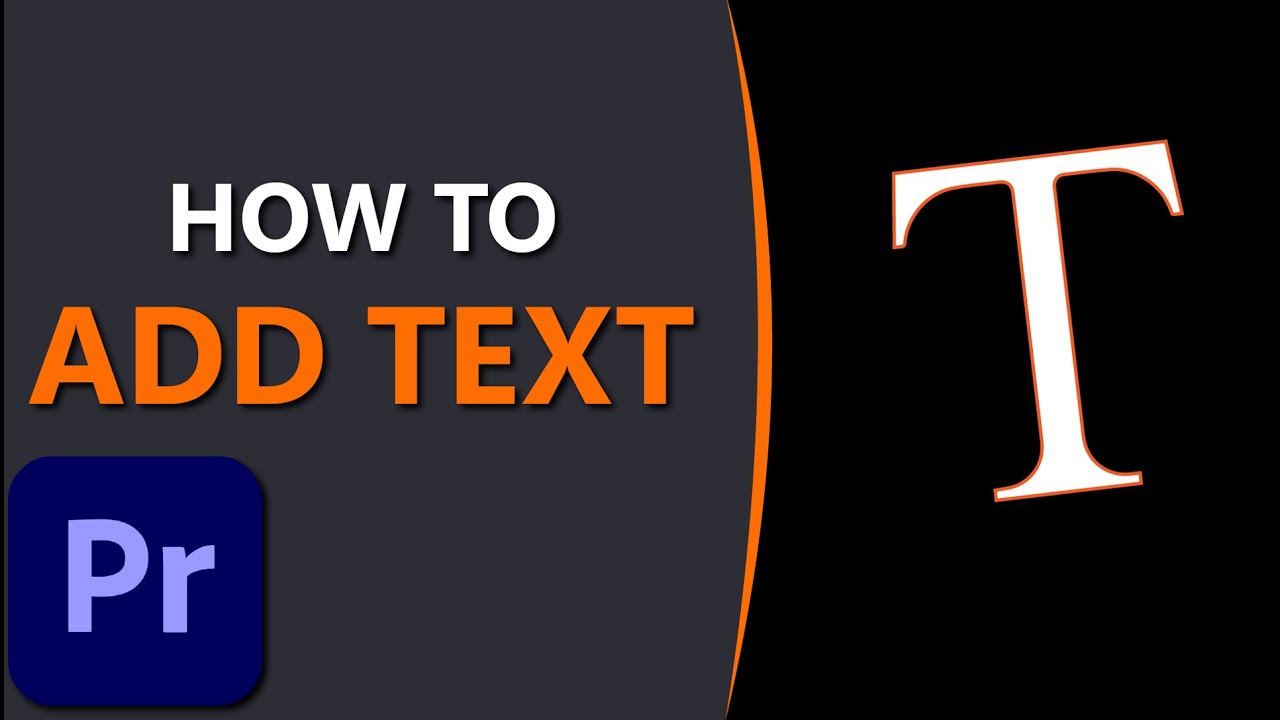 How To Create text In Premiere Pro 2023 YouTube How To Create text In Premiere Pro 2023 YouTube