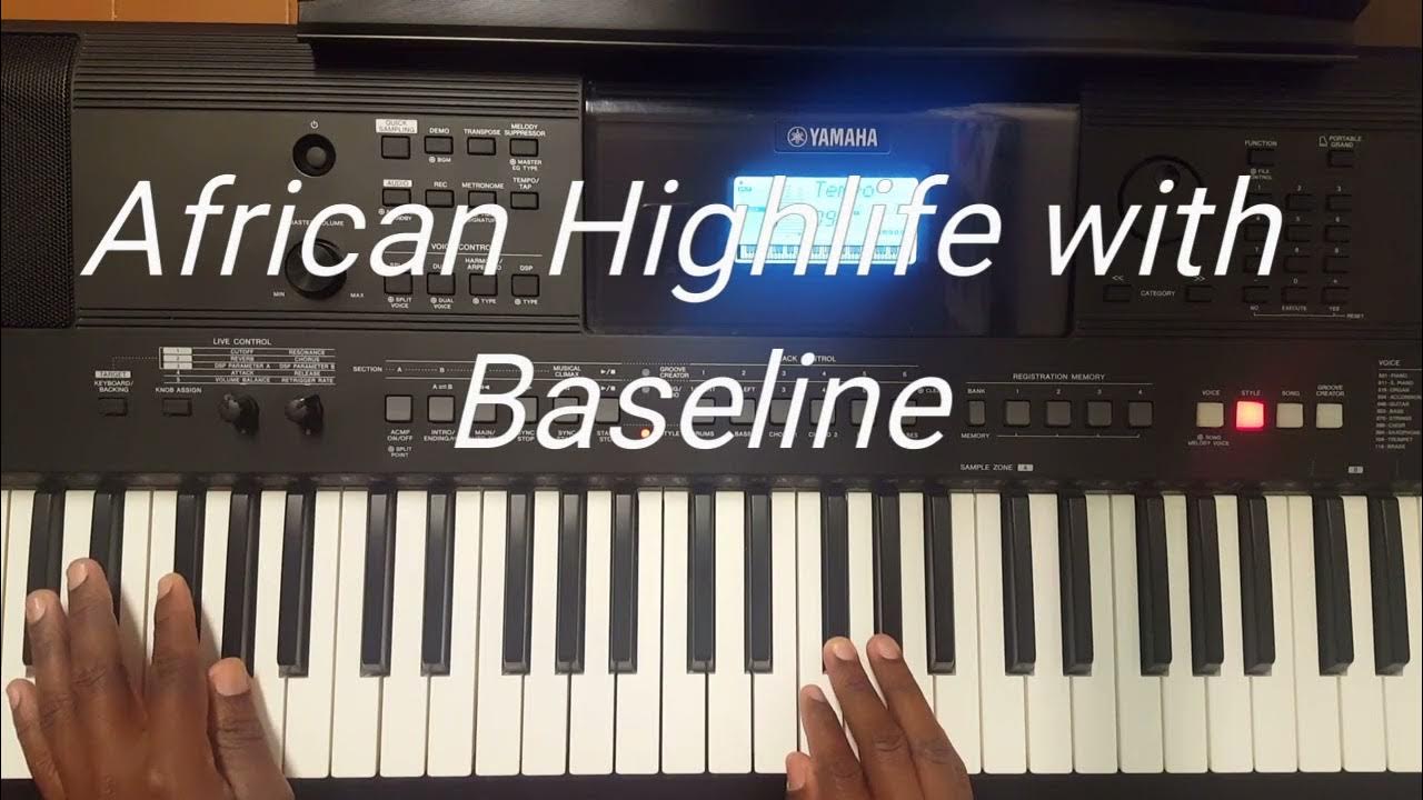 Piano tutorial on Highlife Style of Africa with baseline (Nigeria praise and worship) - YouTube